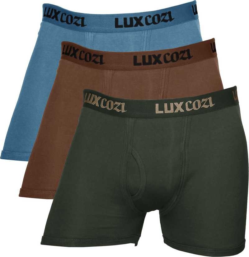 Lux Cozi Men s TRUNK Pack of 4 Asst Diffrent Color
